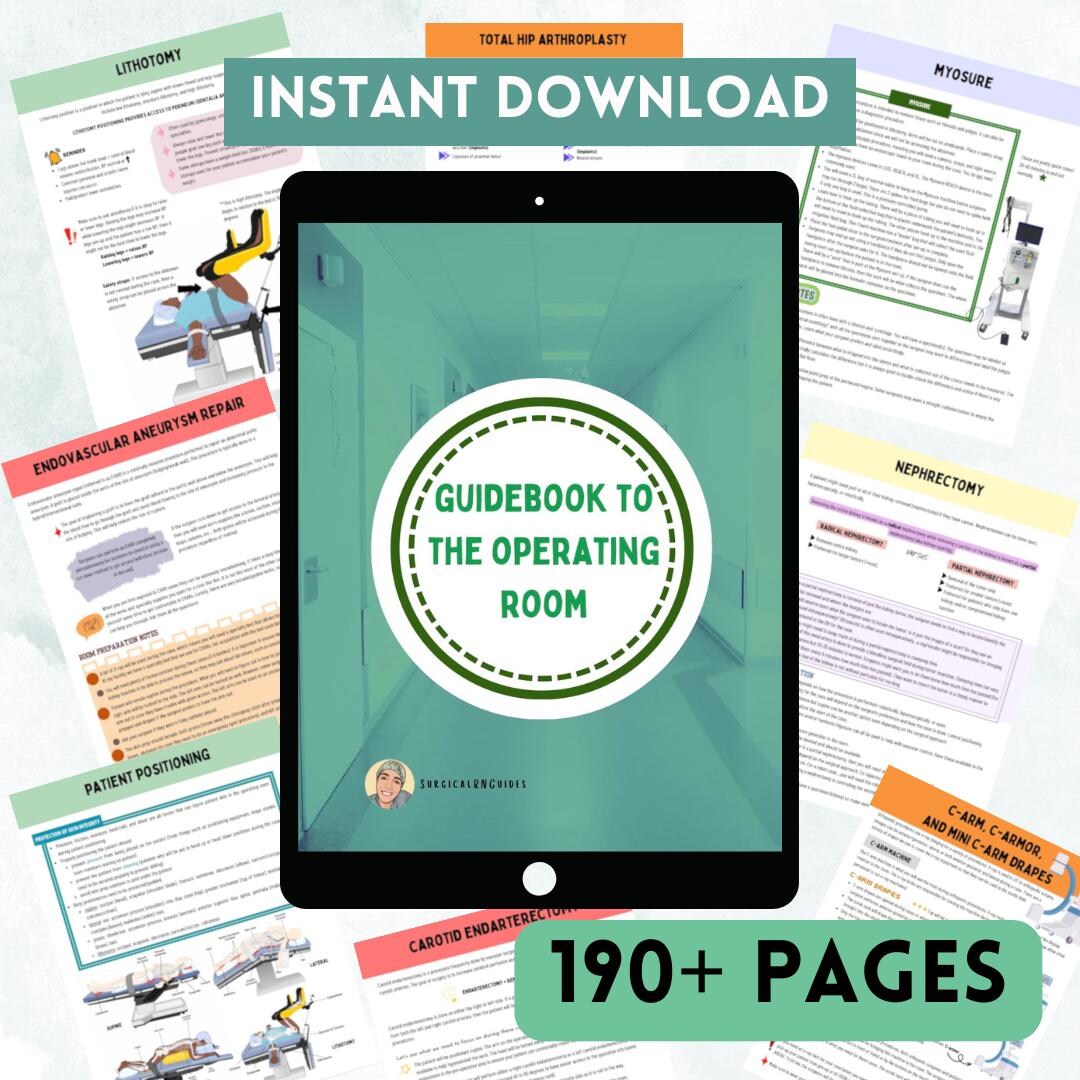 Guidebook to the Operating Room | Surgical Guide | Surgery | Digital ...