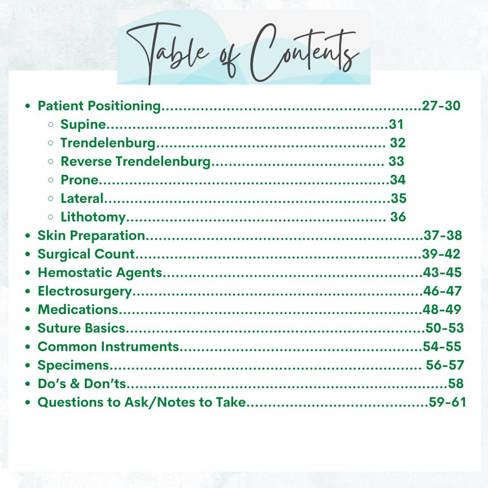 Guide to the Operating Room Basics | Surgical Guide | Surgery | Digital ...