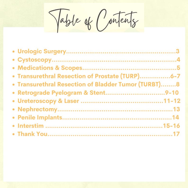 Guide to Urologic Surgery | Surgical Guide | Surgery | Digital Download ...