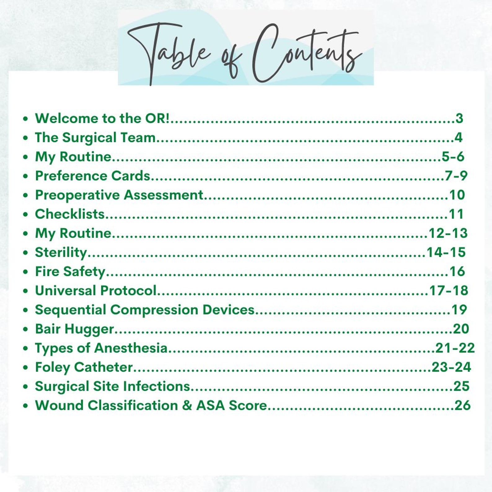 Guide to the Operating Room Basics | Surgical Guide | Surgery | Digital ...