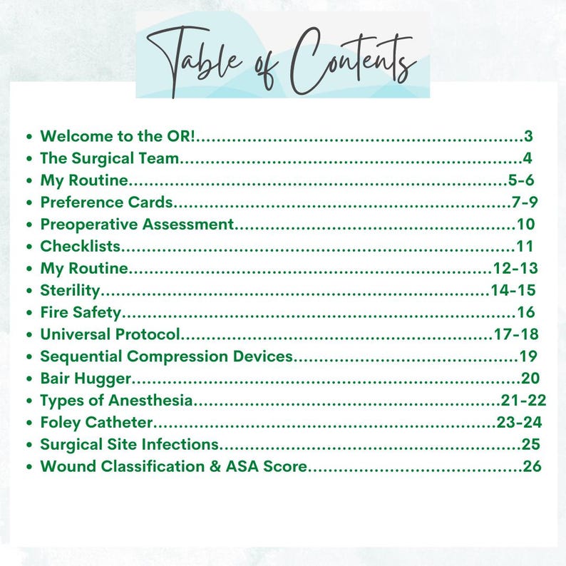 Guide to the Operating Room Basics | Surgical Guide | Surgery | Digital ...