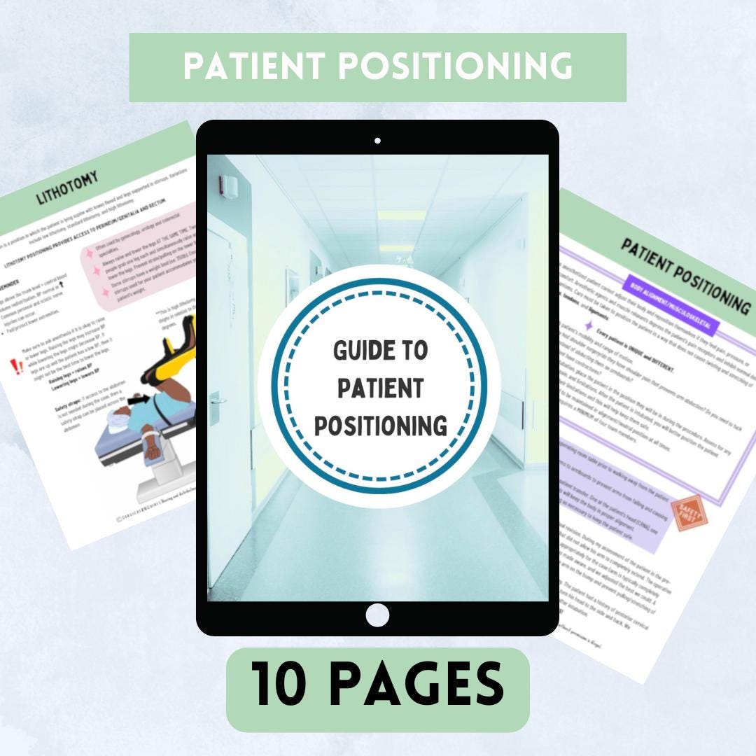 Guide to Patient Positioning | Surgery | Operating Room Nursing ...