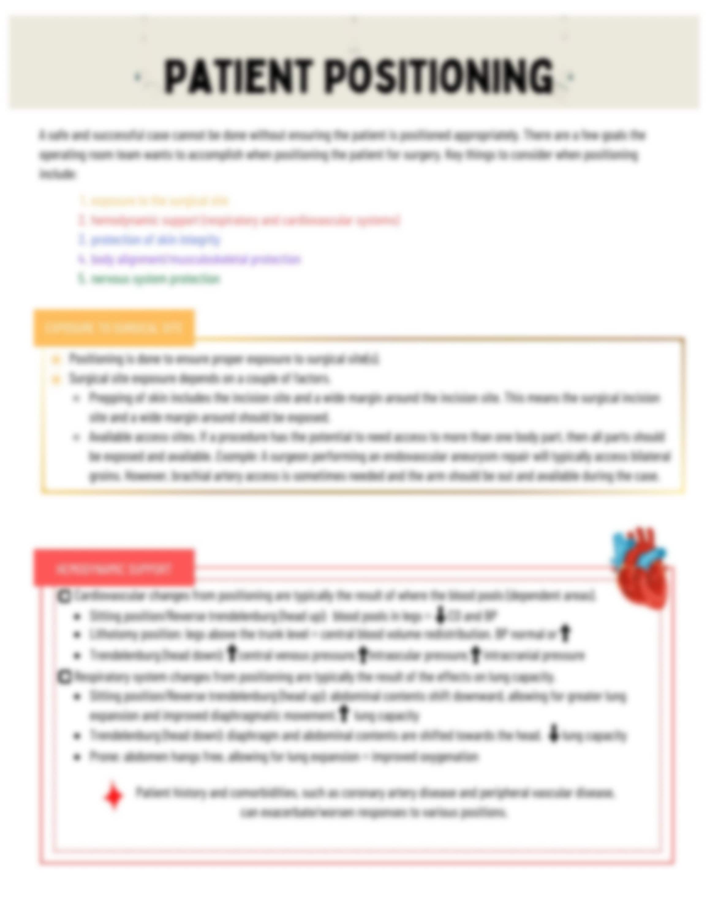 Guide to Patient Positioning | Surgery | Operating Room Nursing ...