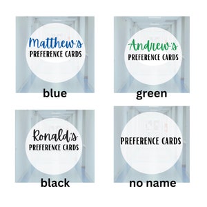 PERSONALIZED Pocket-size Preference Card Notepad | Surgical Tech Notes ...