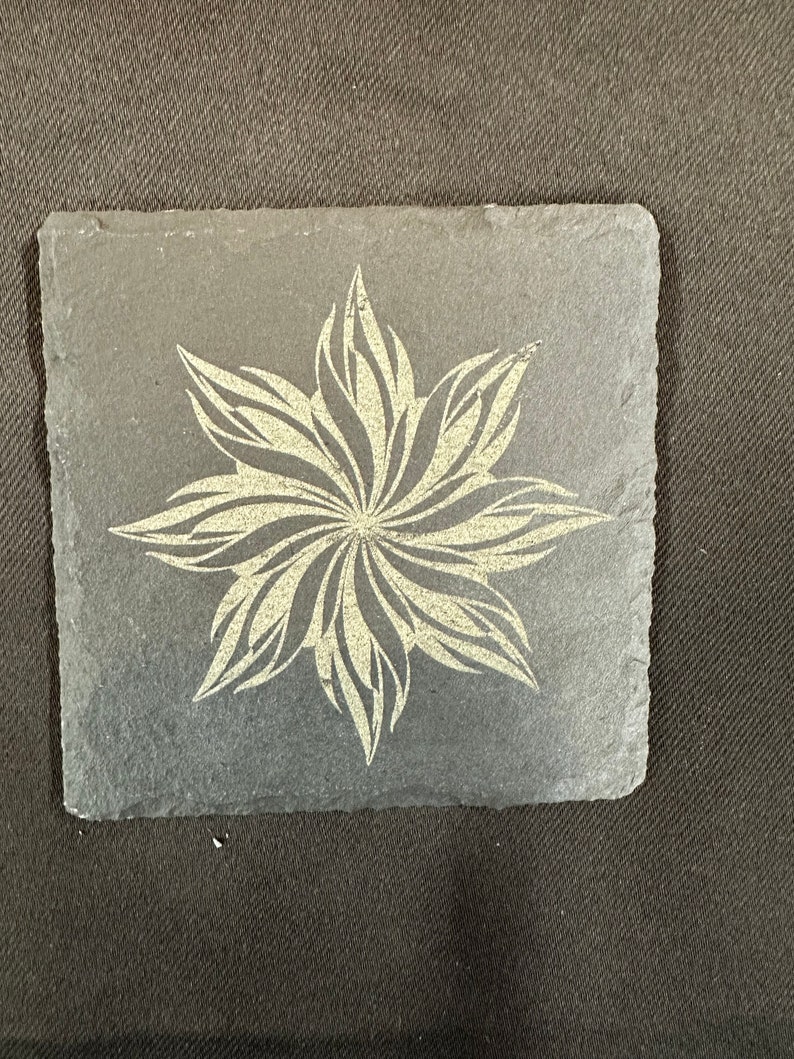 Engraved Slate Coasters - Etsy