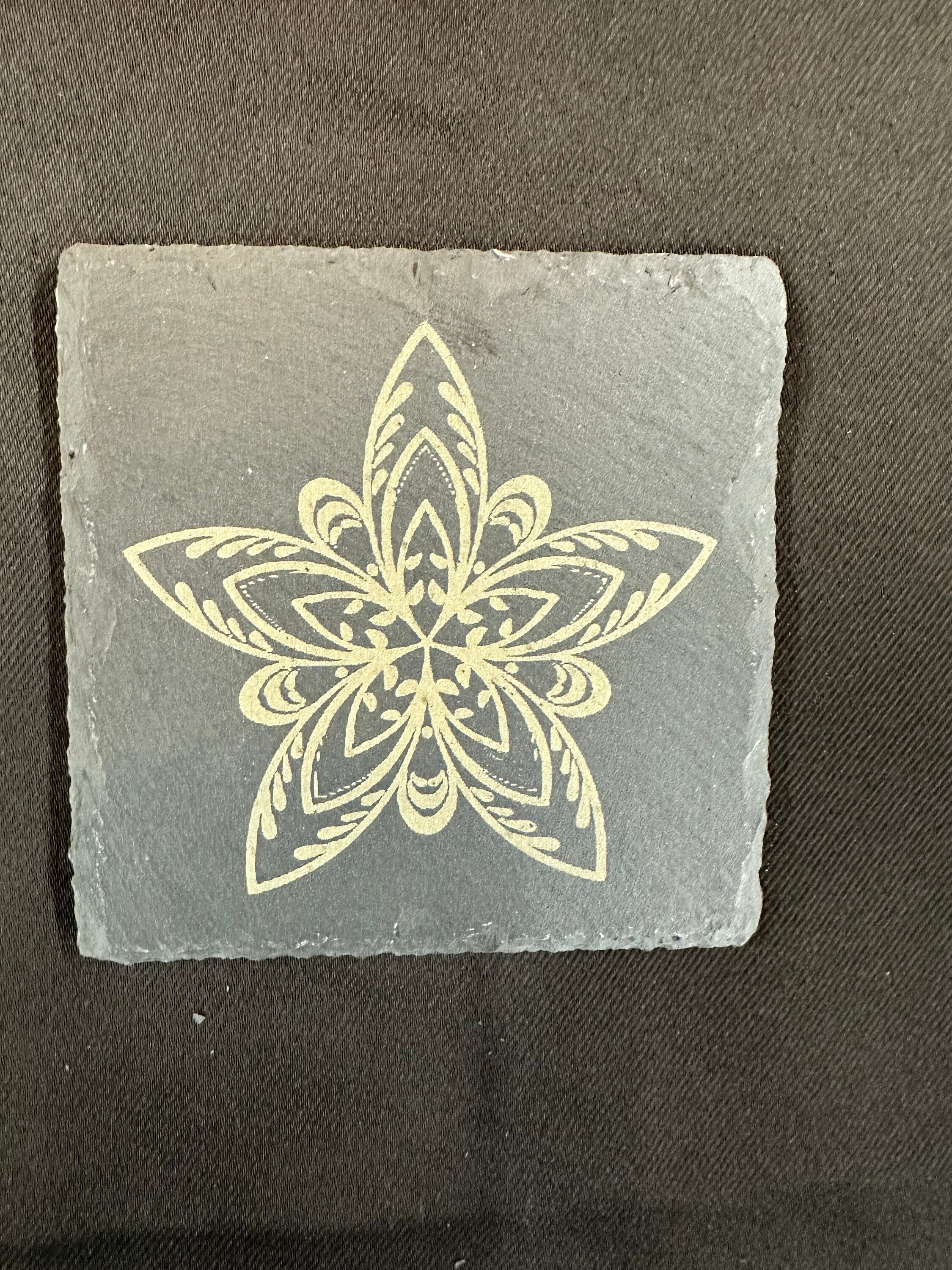Engraved Slate Coasters - Etsy