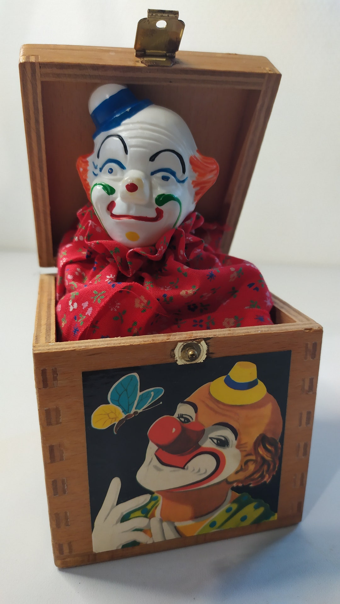 Old Vintage Toy, Retro, Pop up Clown Hermann Eichhorn, Jack in His ...