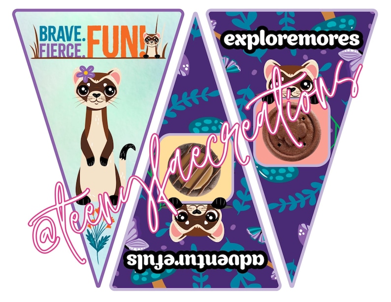 2026 Girl Scout Themed Cookie Banner (LBB Baker) - Printable PDF - Etsy