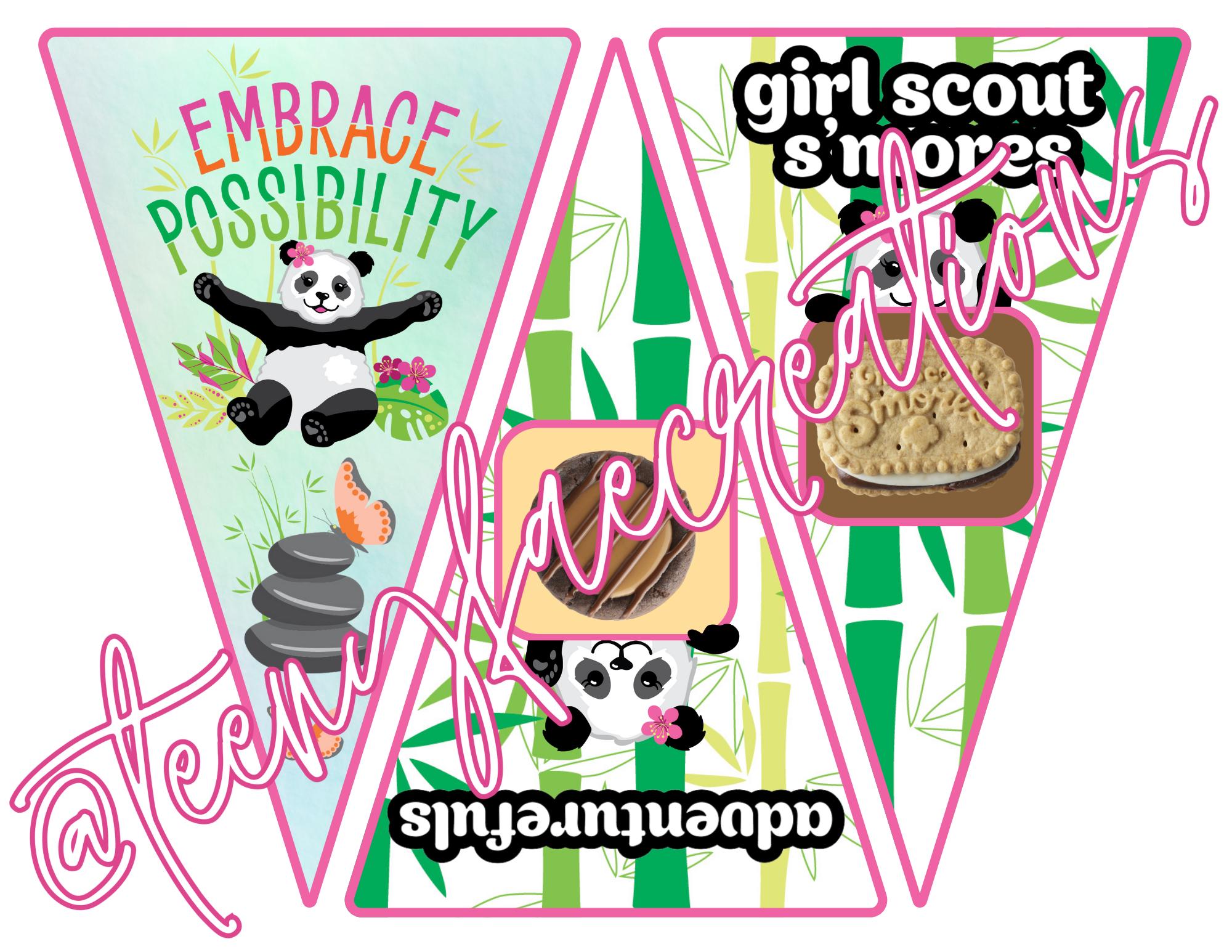 2025 Girl Scout Themed Cookie Banner (LBB Baker) - Printable PDF - Etsy