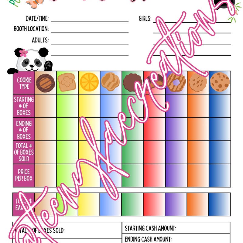 Girl Scout Cookie Booth - Etsy