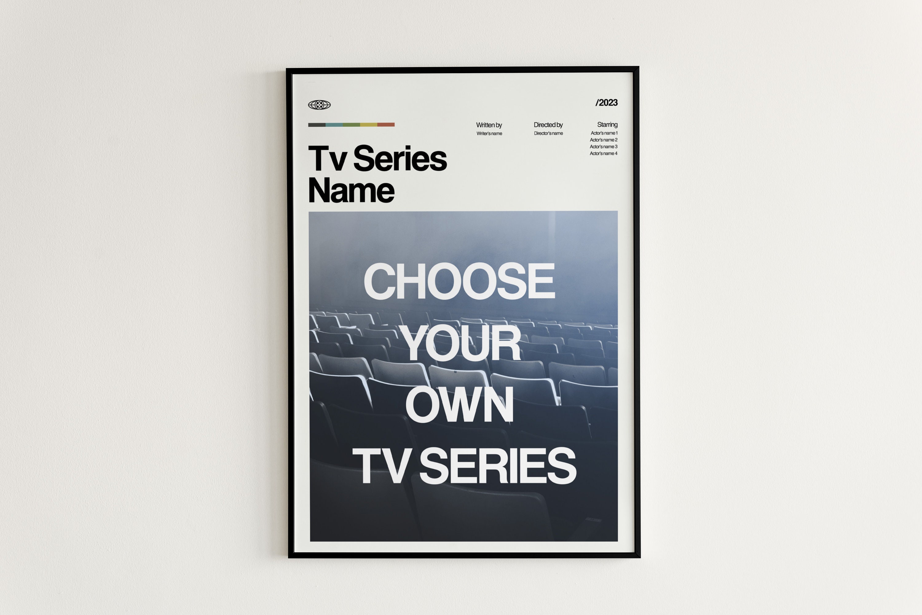 Custom Tv Series Poster, Custom Poster Print, Personalized Tv Series ...