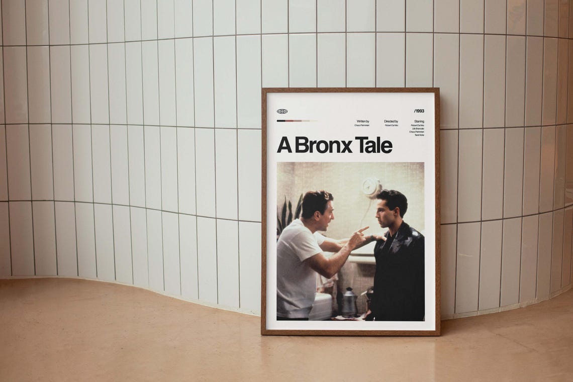 A Bronx Tale Movie Poster, A Bronx Tale Wall Decor, A Bronx Tale Poster ...