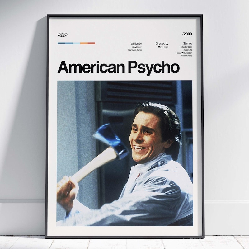 American Psycho Poster - Etsy