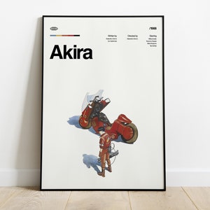 Akira Poster, Akira Print, Akira Wall, Akira Wall Decor, Anime Poster ...