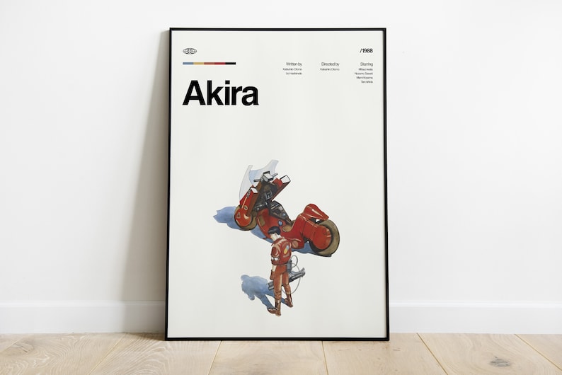 Akira Poster Akira Print Akira Wall Akira Wall Decor Anime - Etsy