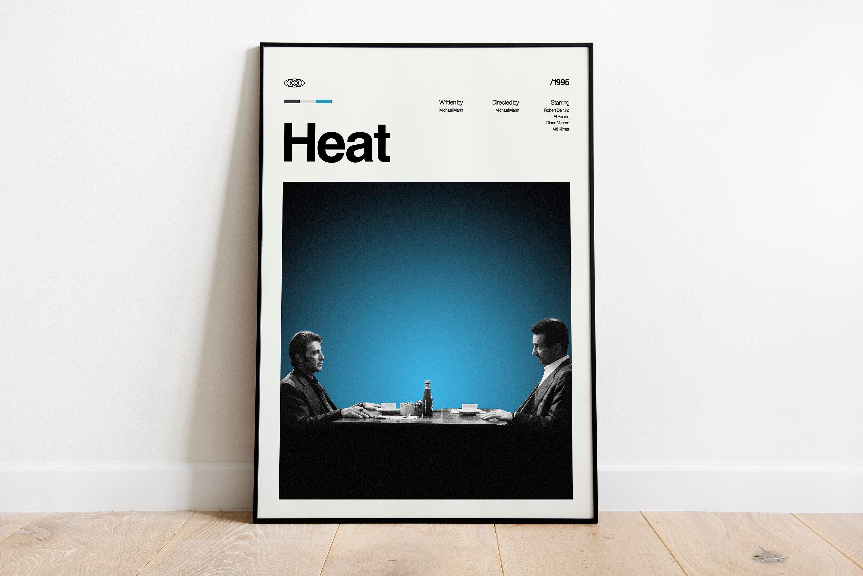 Heat Movie Poster, Heat Wall Decor, Heat Poster Print, Vintage Retro ...