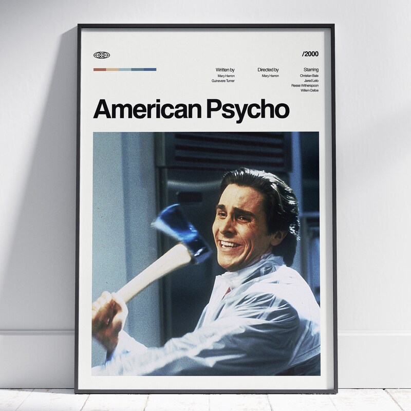 American Psycho Movie Poster Prints - Etsy