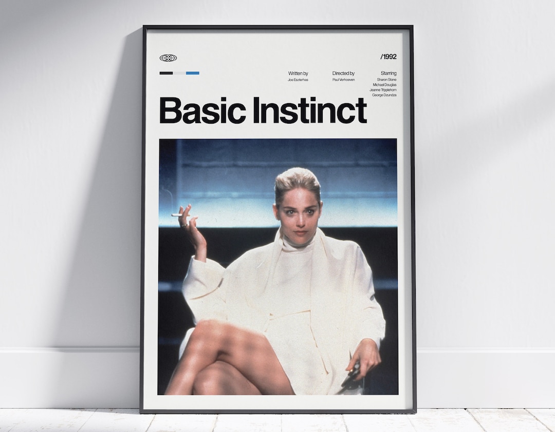 Basic Instinct Movie Poster, Basic Instinct Wall Decor, Basic Instinct Poster, Basic Instinct ...