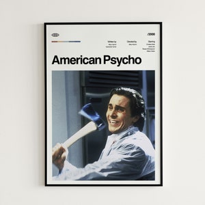 American Psycho Movie Poster, American Psycho Poster, American Psycho ...