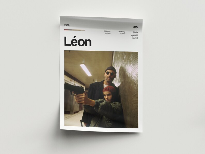 Leon Movie Poster Leon: the Professional Leon Wall Decor - Etsy