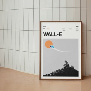 WALL-E Movie Poster, WALL-E Wall Decor, WALL-E Poster Print, Vintage ...
