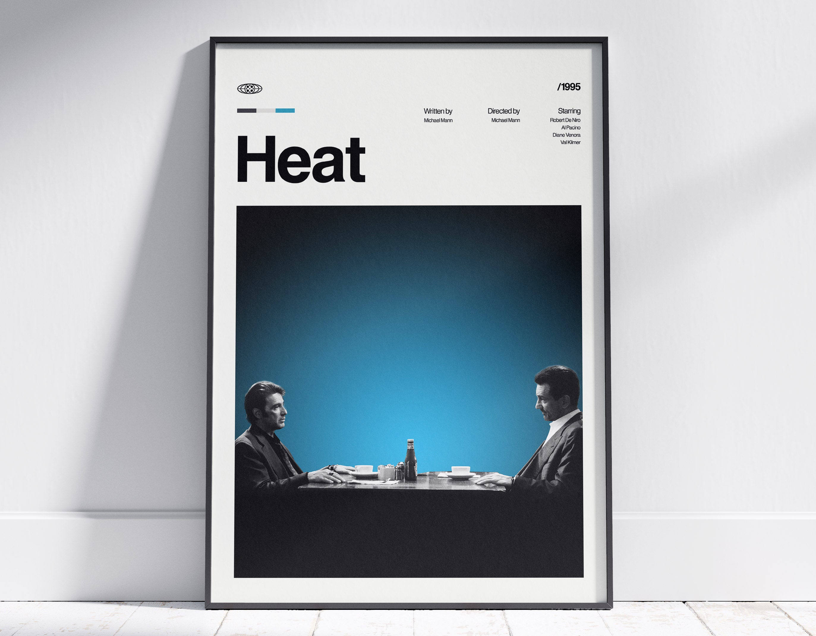 Heat Movie Poster, Heat Wall Decor, Heat Poster Print, Vintage Retro ...
