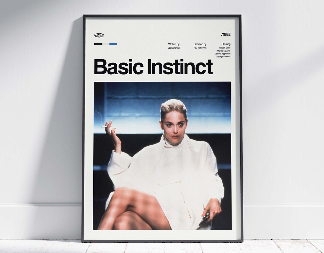 Basic Instinct Movie Poster, Basic Instinct Wall Decor, Basic Instinct ...