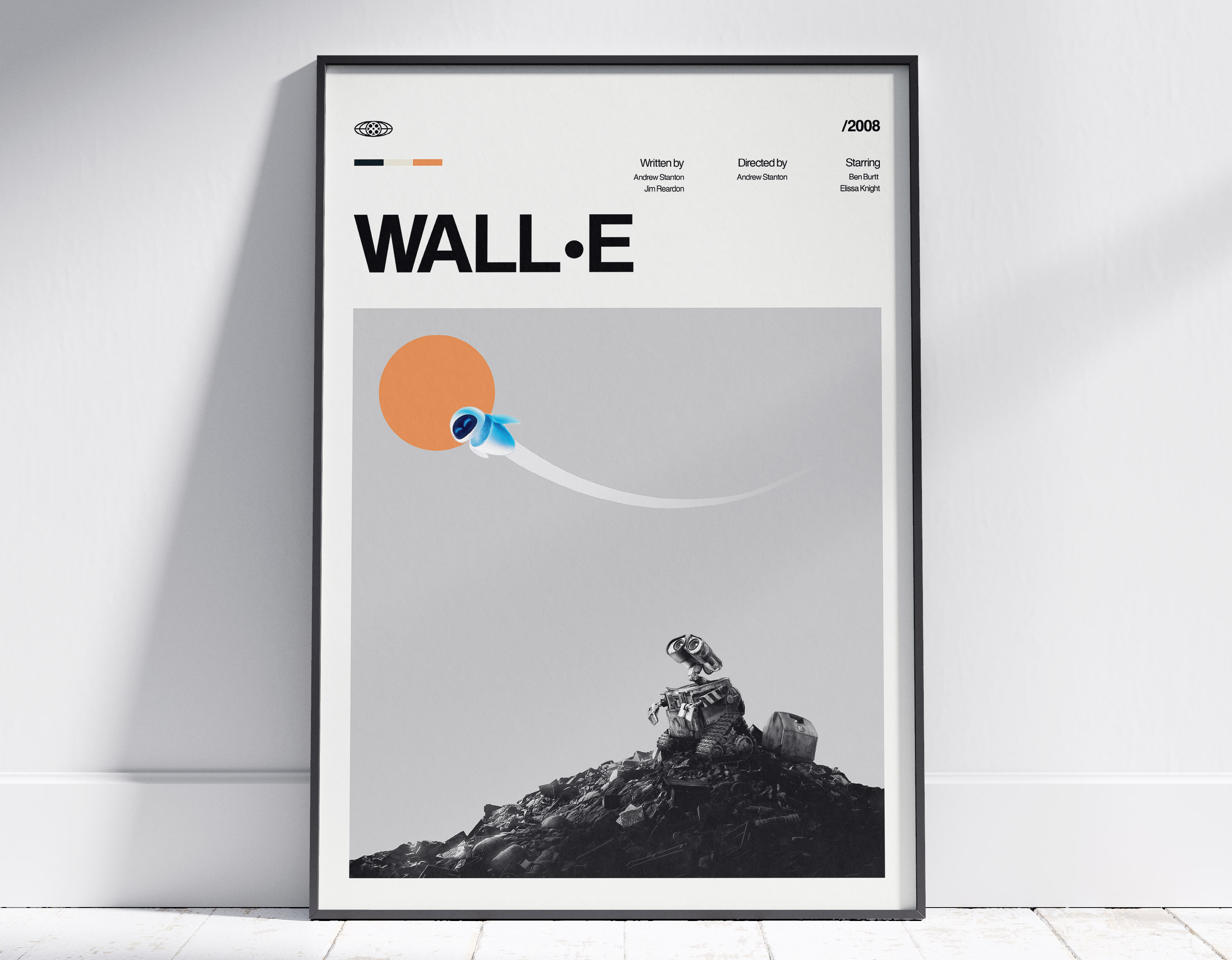 WALL-E Movie Poster, WALL-E Wall Decor, WALL-E Poster Print, Vintage ...