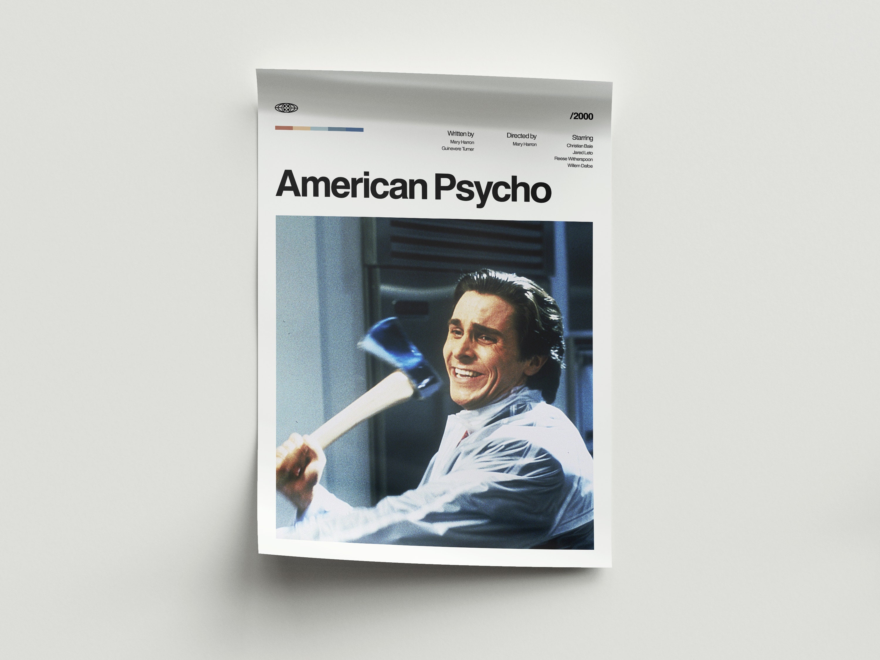 American Psycho Movie Poster American Psycho Poster American - Etsy