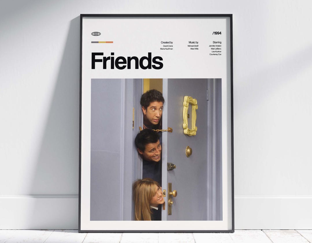 Friends Poster, Friends Poster Print, Friends Series Poster Print, Tv ...