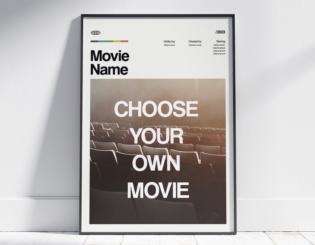 Custom Movie Poster, Custom Poster Print, Personalized Movie Poster, Customize Movie Poster ...