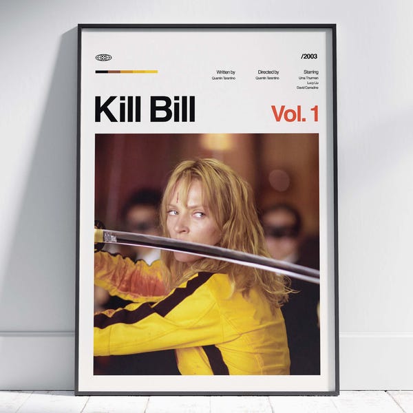 Kill Bill Poster - Etsy
