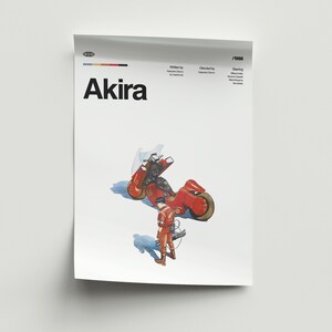 Akira Poster, Akira Print, Akira Wall, Akira Wall Decor, Anime Poster ...