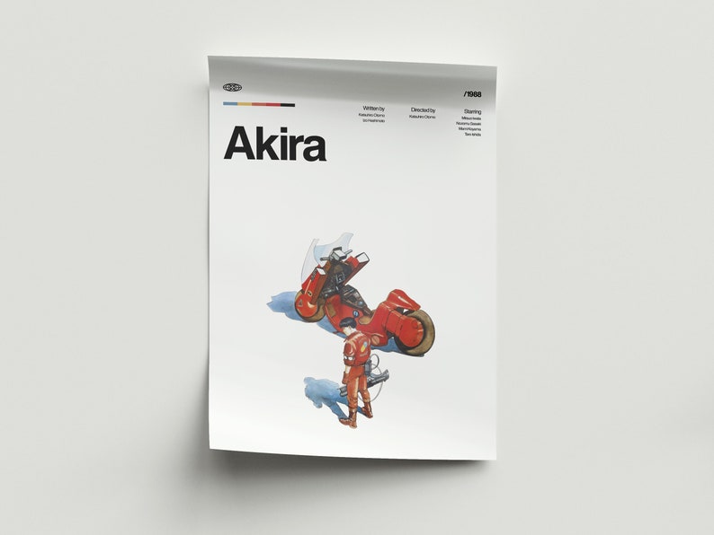 Akira Poster Akira Print Akira Wall Akira Wall Decor Anime - Etsy