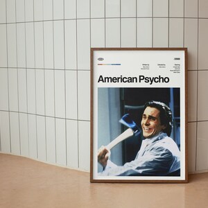 American Psycho Movie Poster, American Psycho Poster, American Psycho ...