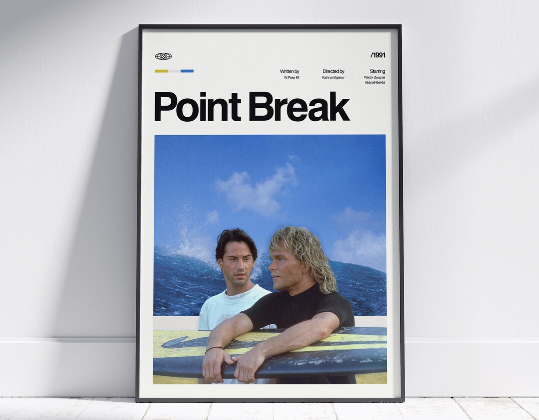 Point Break Movie Poster, Point Break Wall Decor, Point Break Poster ...