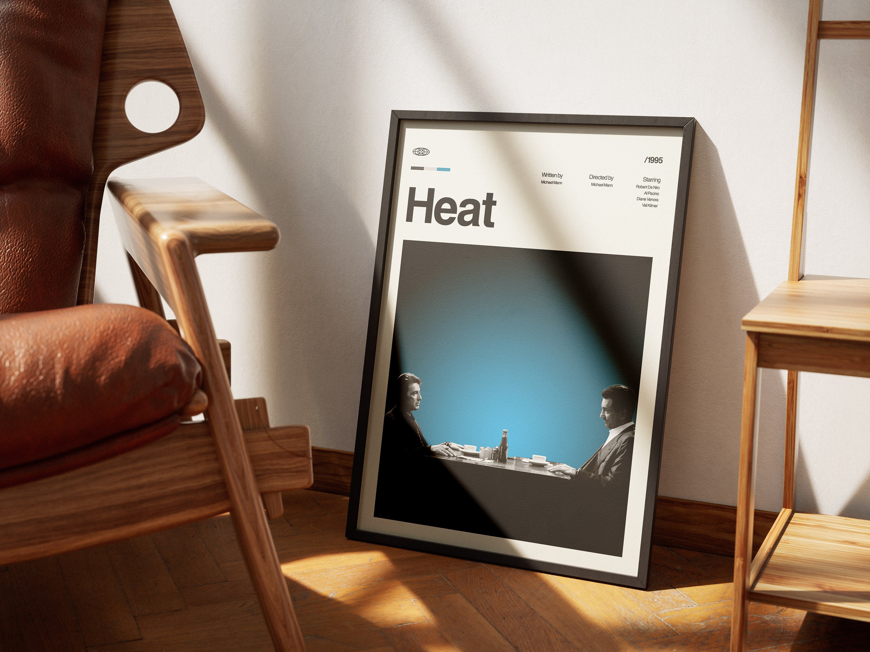 HEAT Movie Poster Art Print, Vintage Retro Decor, Digital Download - Etsy