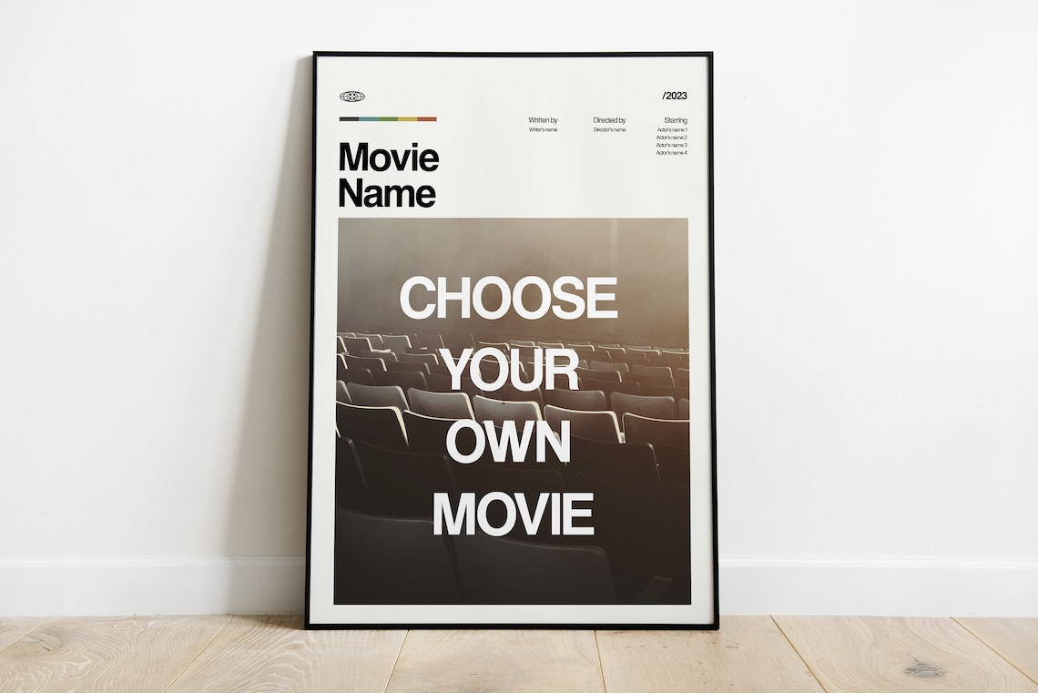 Custom Movie Poster Custom Poster Print Personalized Movie - Etsy