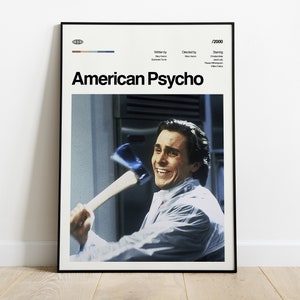 American Psycho Movie Poster, American Psycho Poster, American Psycho ...