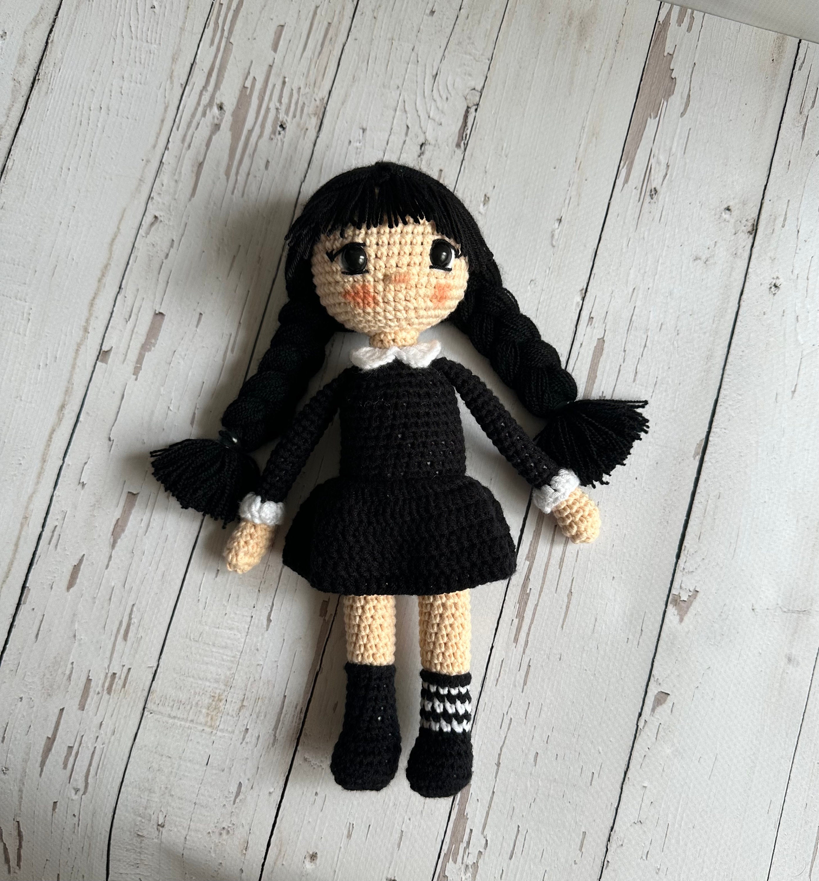 Amigurumi Black Doll,crochet Black Doll, Valentine's Day,birthday ...