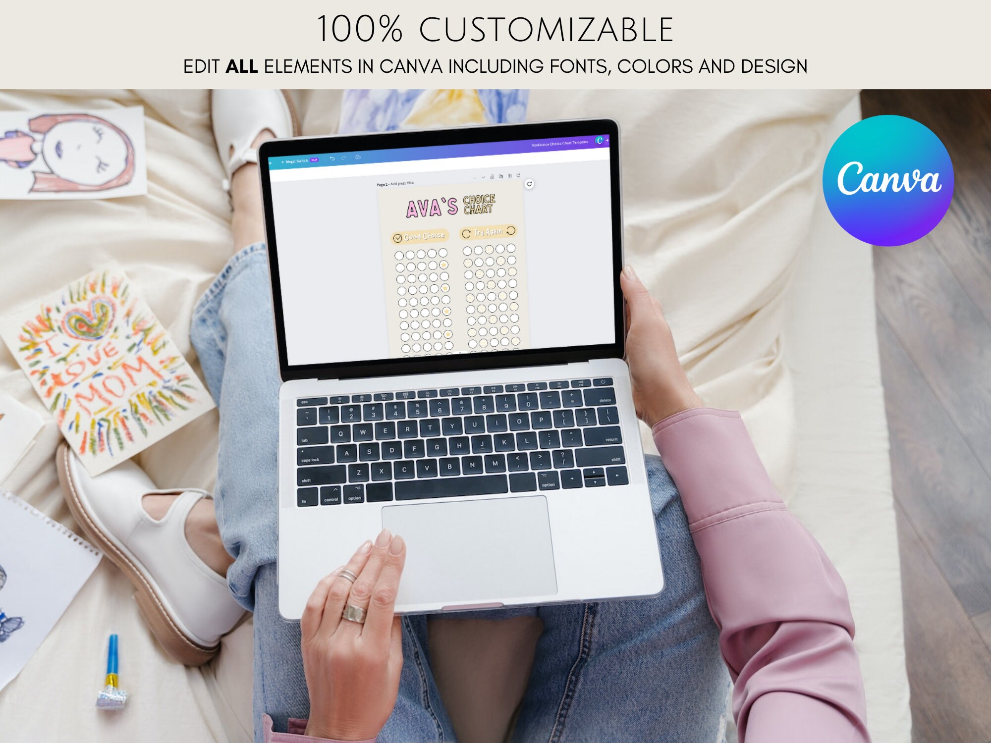 Kids Behavior Chart, Reward Chart Systems for Kids Charts, Empowering ...