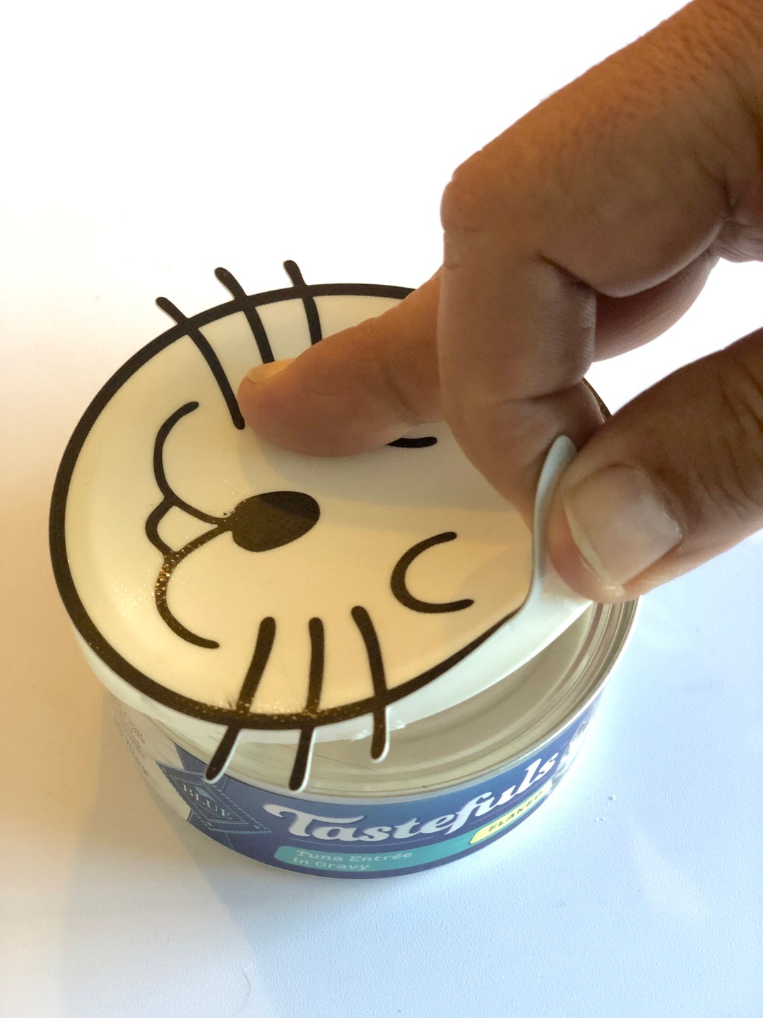 Flexilid - Creative Cat Food Can Cover for Spill-proof Storage - Etsy