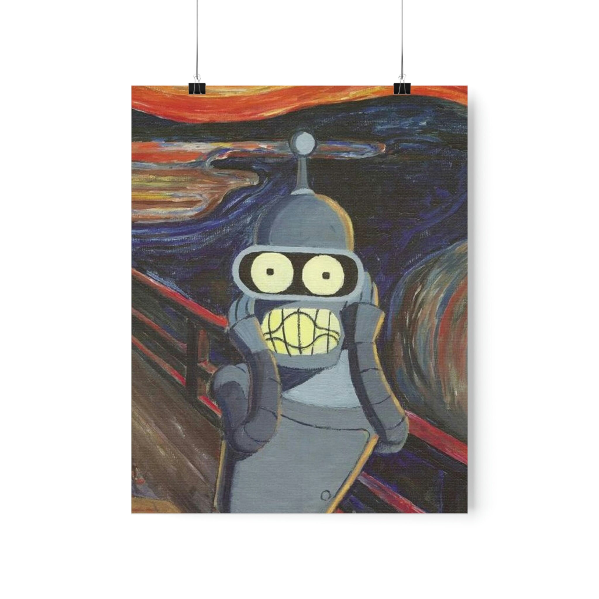 Futurama Poster, Bender Poster, Geek Poster, Wall Decoration, Premium ...