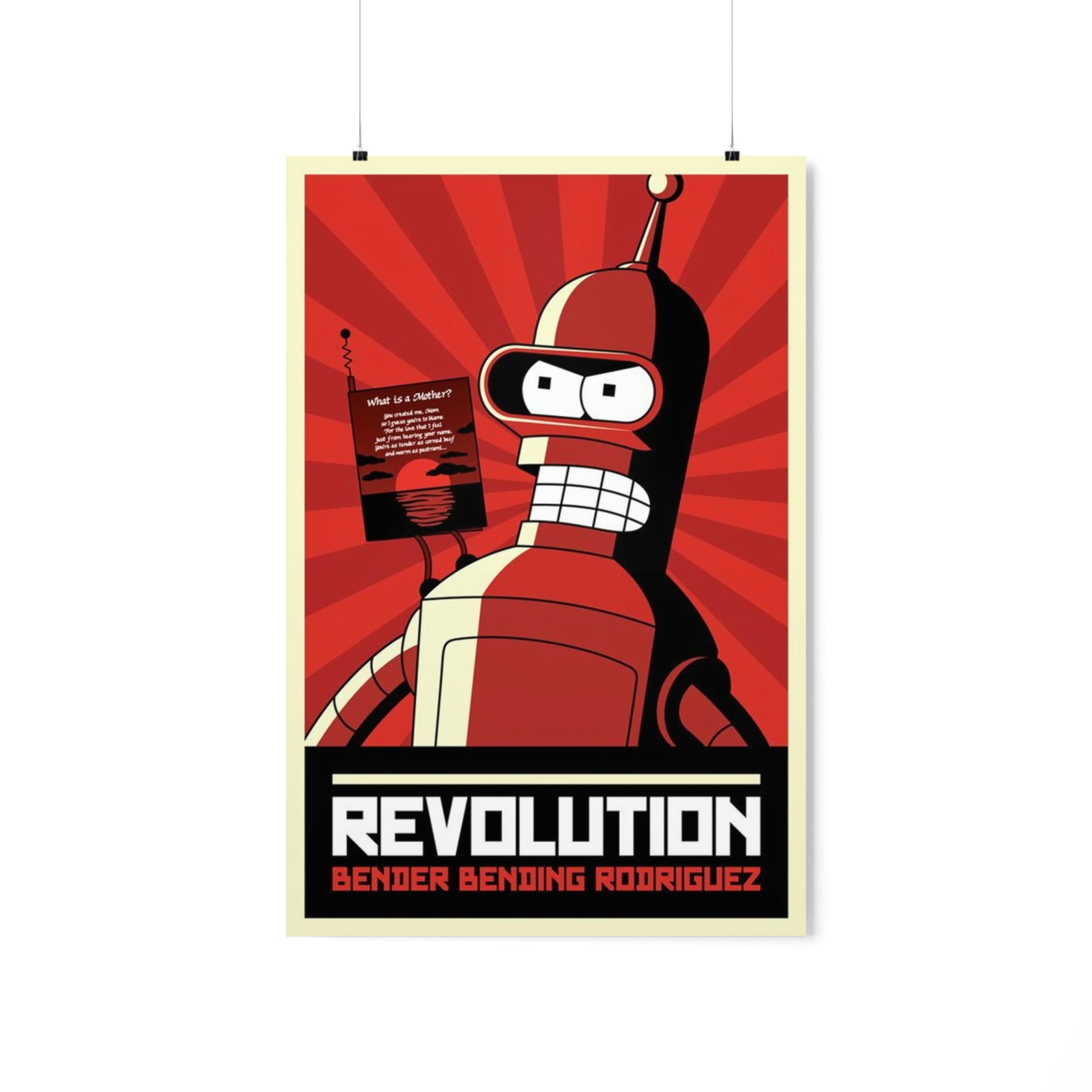 Futurama Poster Bender Poster Geek Poster Wall Decoration - Etsy