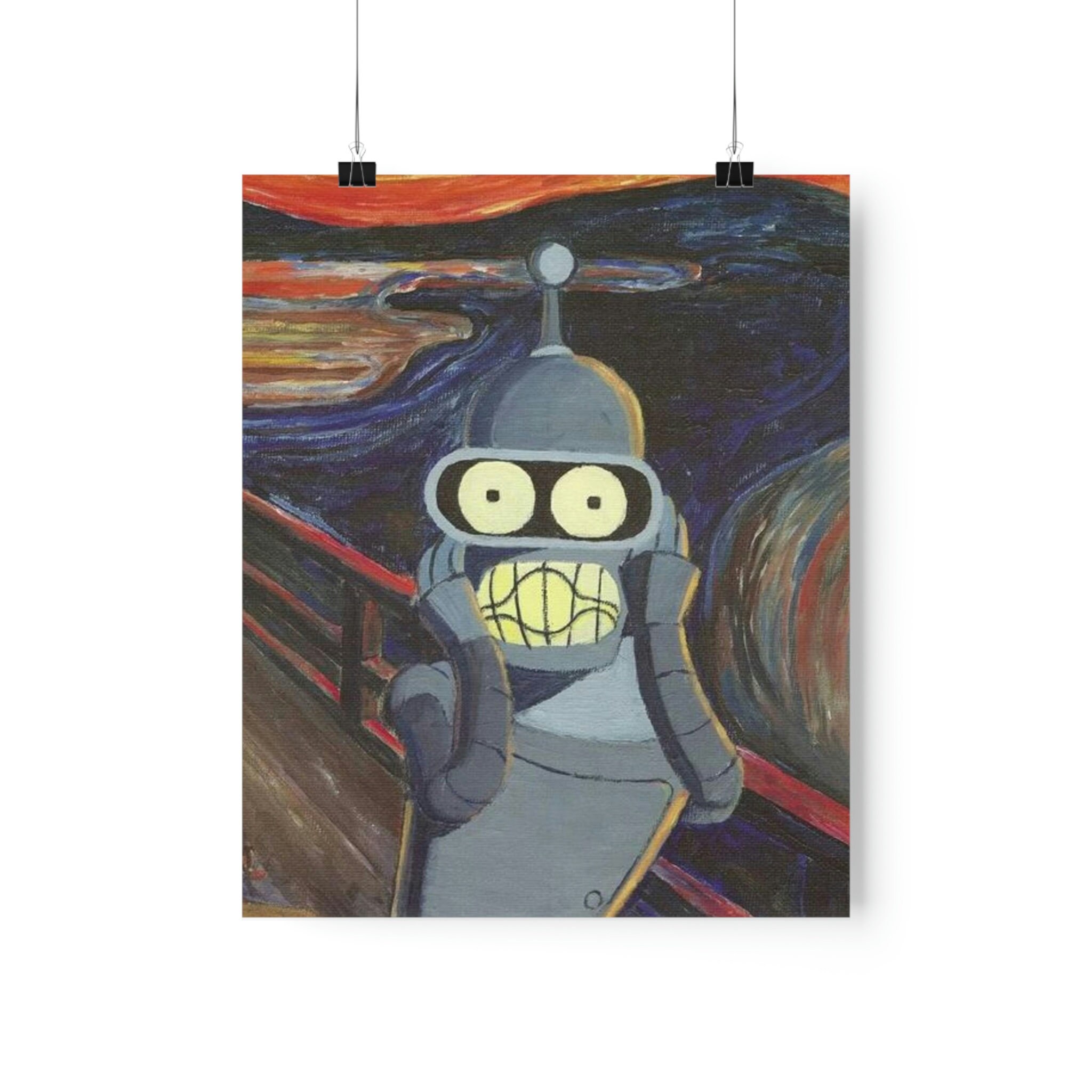 Futurama Poster, Bender Poster, Geek Poster, Wall Decoration, Premium ...