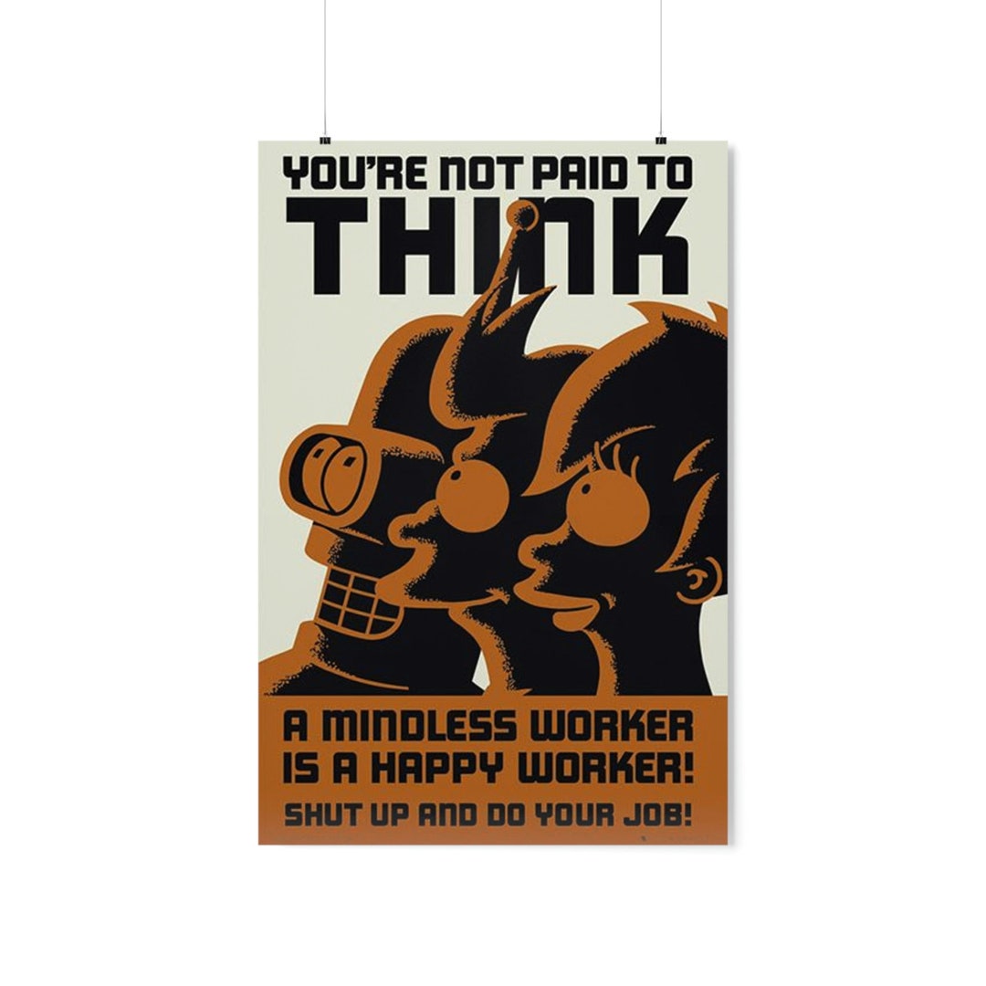 Futurama Poster Bender Poster Geek Poster Wall Decoration - Etsy