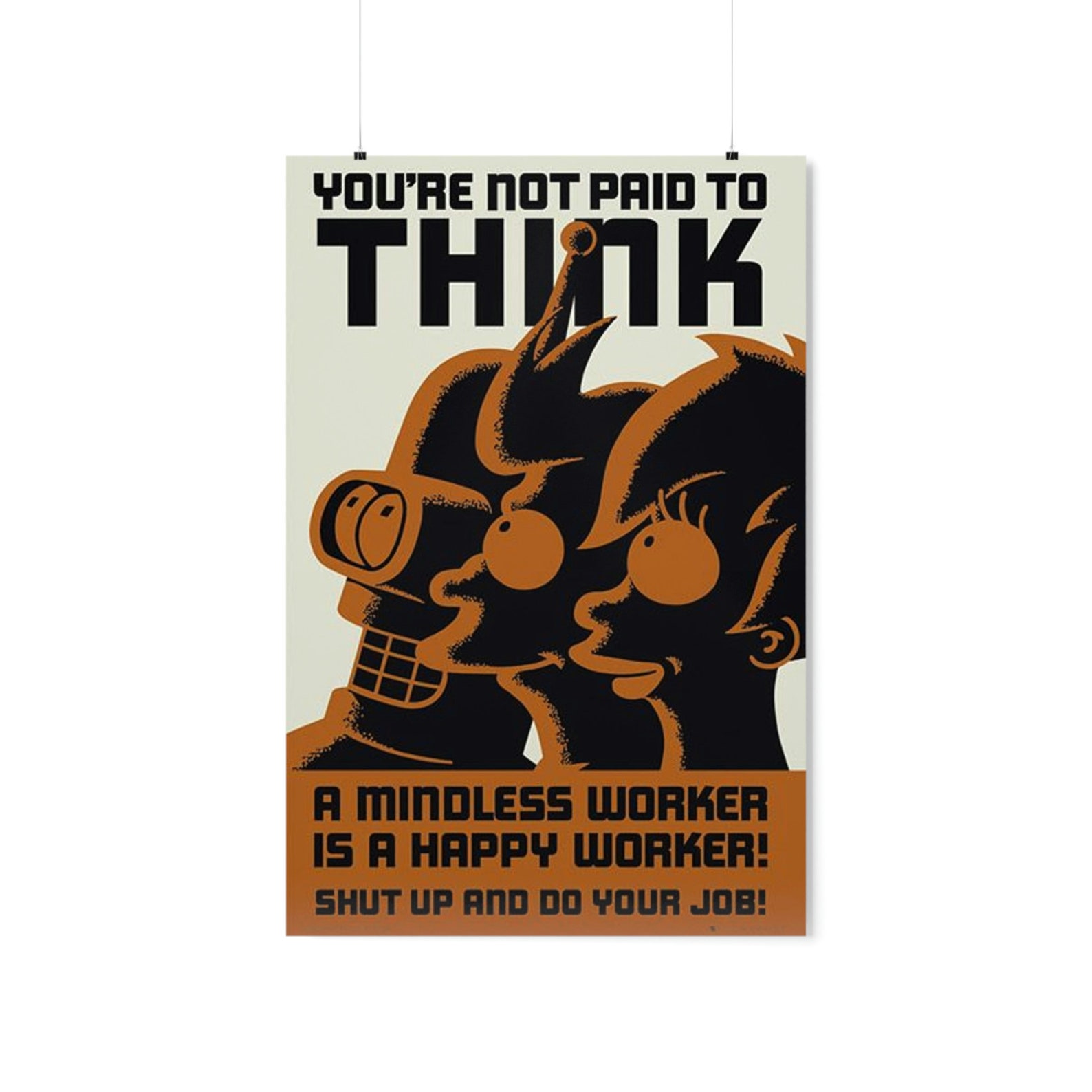 Futurama Poster Bender Poster Geek Poster Wall Decoration - Etsy
