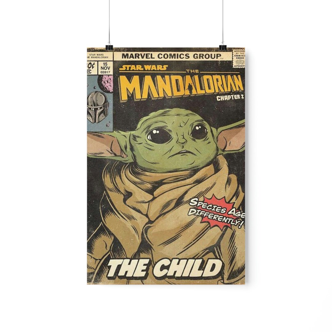 Star Wars Poster, Baby Yoda Poster, Geek Poster, Wall Decoration ...