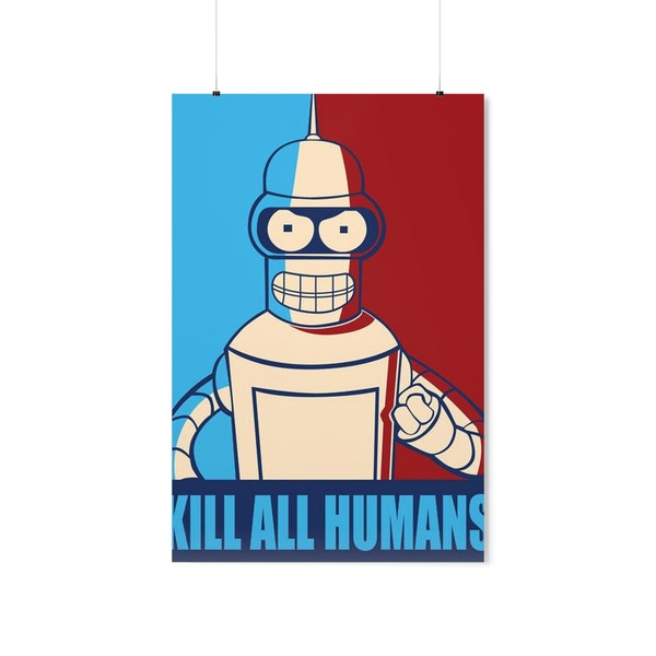 Bender Posters Futurama - Etsy