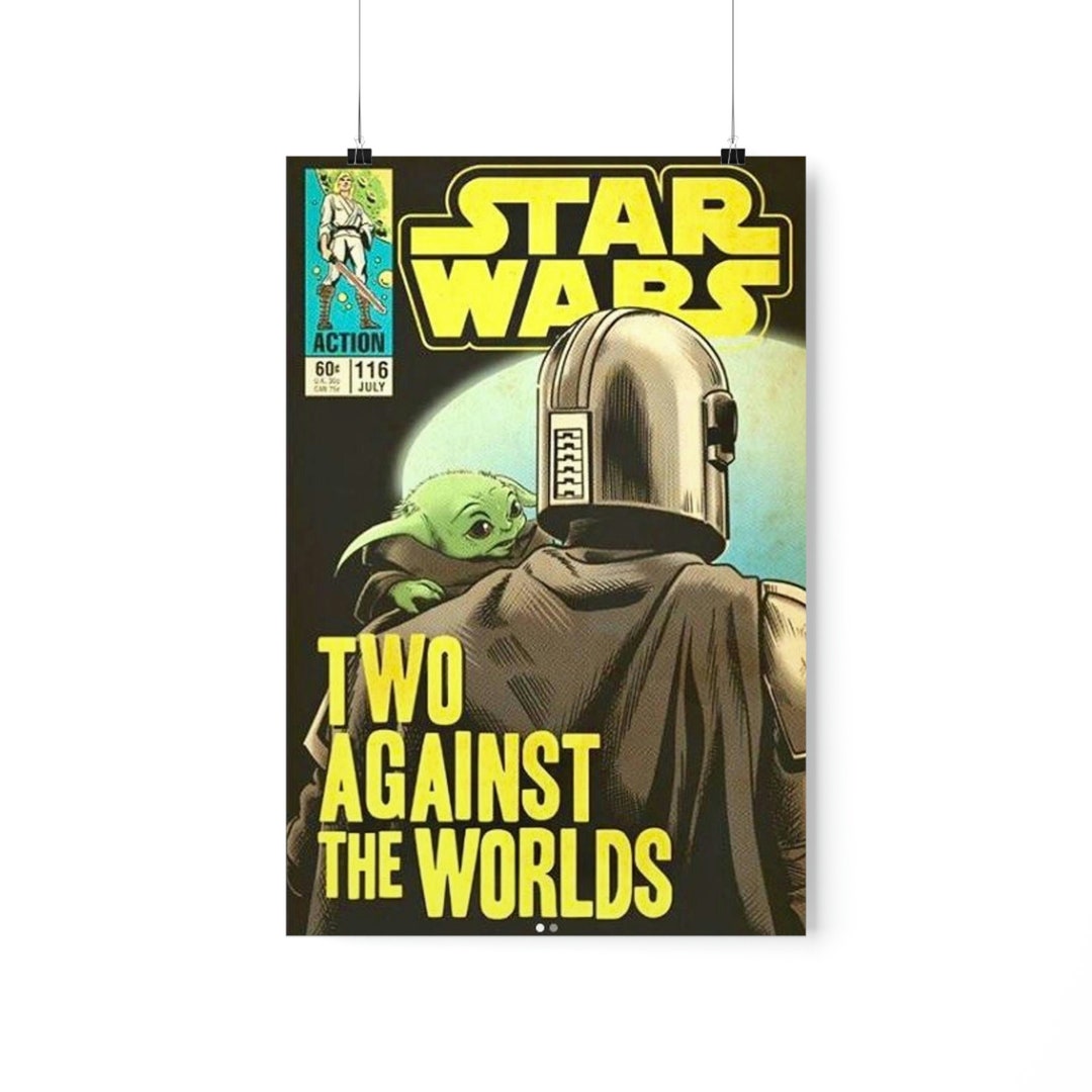 Star Wars Poster, Baby Yoda Poster, Mandalorian, Wall Decoration ...